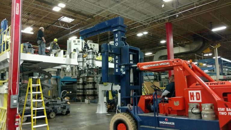 Machinery Relocation for Plant Moves - Shoemaker Rigging